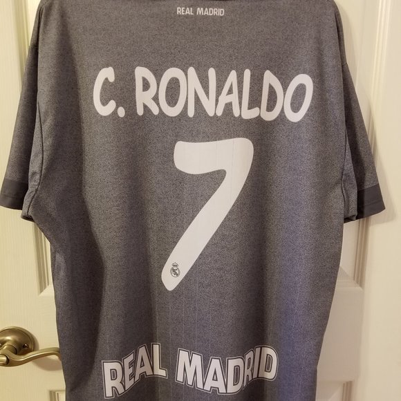 Shirts | Real Madrid Ronaldo Fly Emirates 7 Soccer Jersey | Poshmark